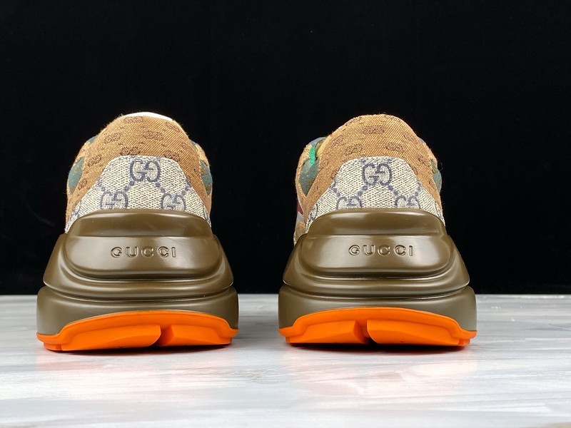 Gucci GG Rhyton Sneaker Beige Brick Red | PerfectKicks Sale All 1:1 ...