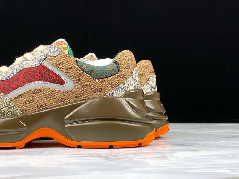Gucci GG Rhyton Sneaker Beige Brick Red | PerfectKicks Sale All 1:1 ...